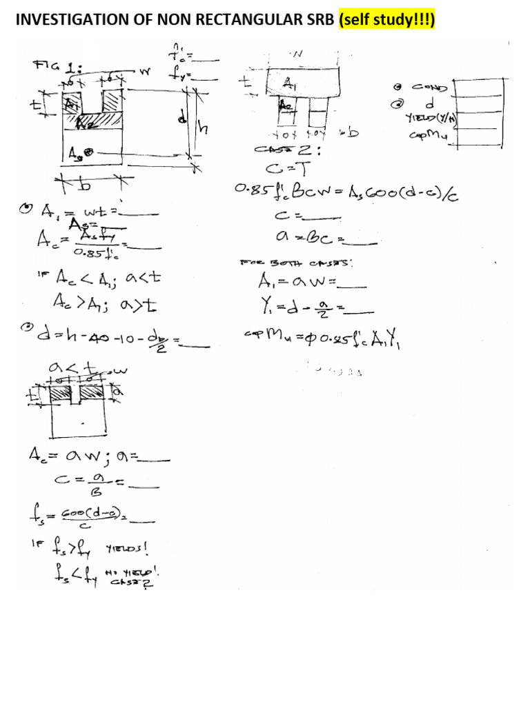 6a Non Rectangular SRB - sample Investigation problems | PDF