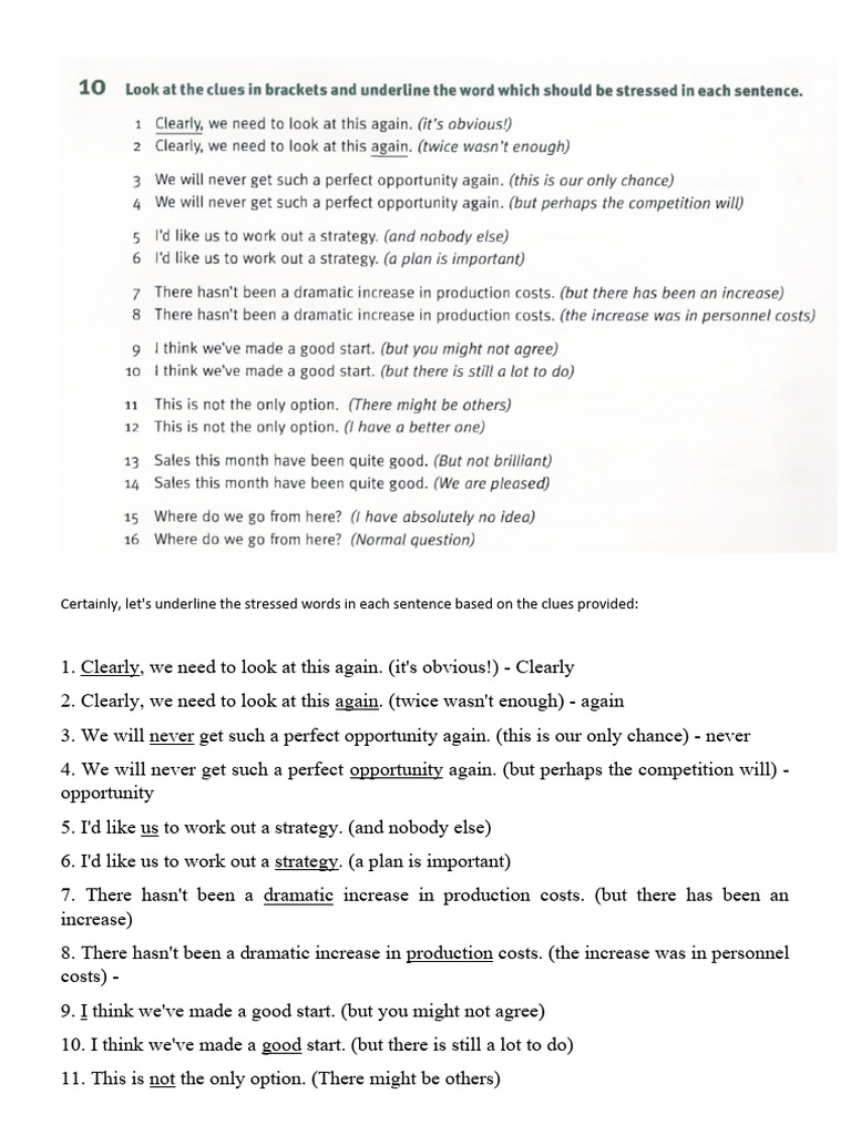 Logical stress +Body Language (1) | PDF | Body Language | Gesture