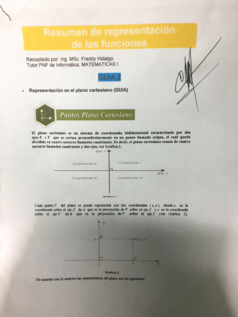 Guia de Matemáticas Funciones | PDF