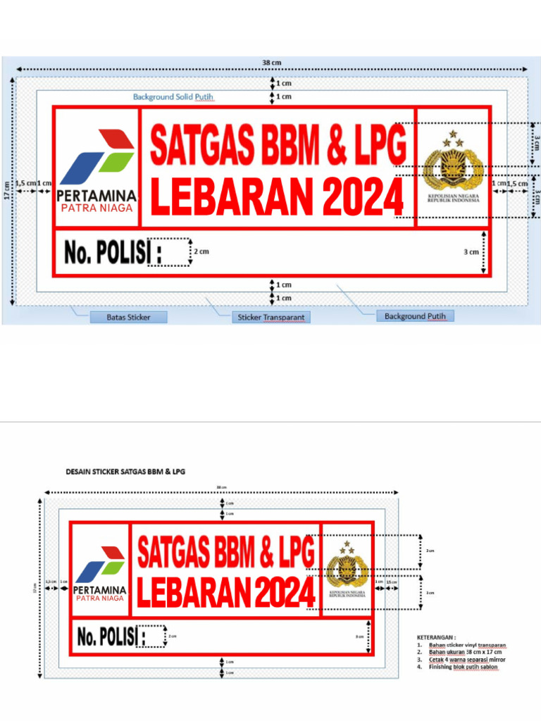 SATGAS RAFI 2024 LMP--Desain-Stiker-Satgas-RAFI-2024 | PDF