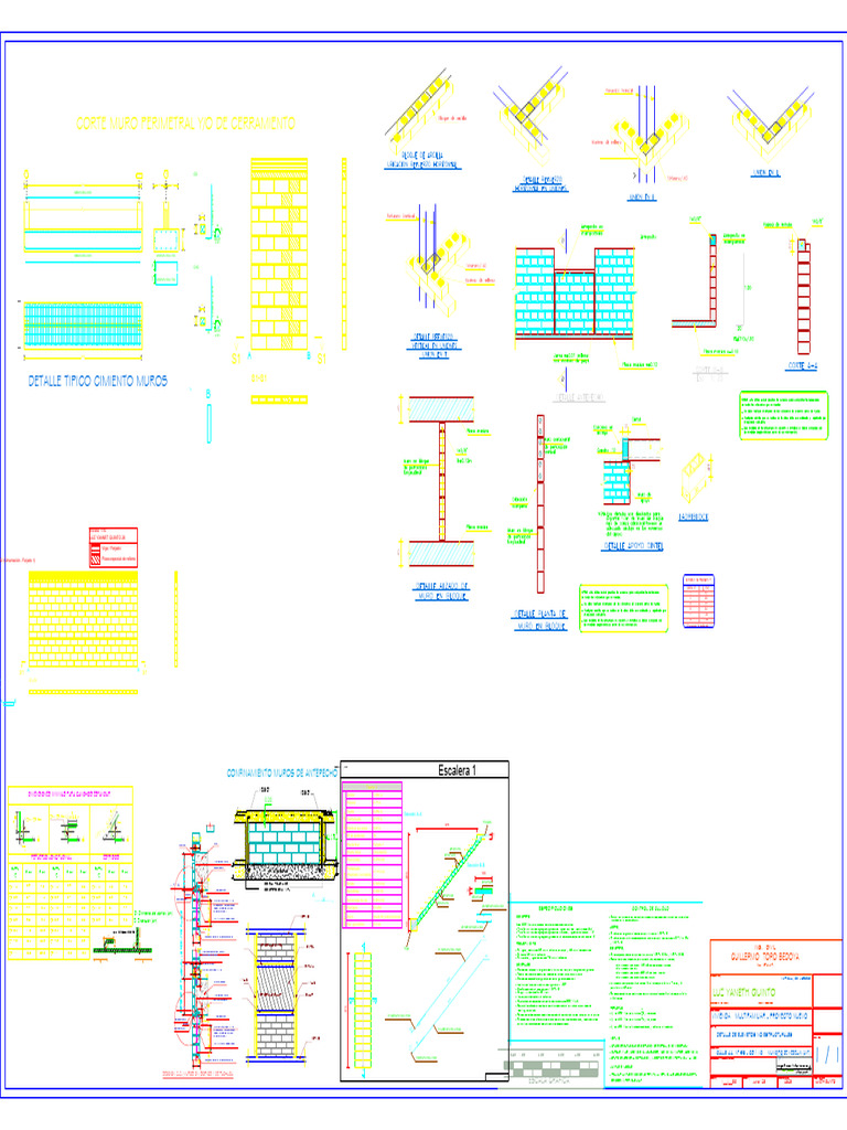 PLANO NO ESTRUCTURAL YANETH QUINTO-Model | PDF | Material compuesto ...
