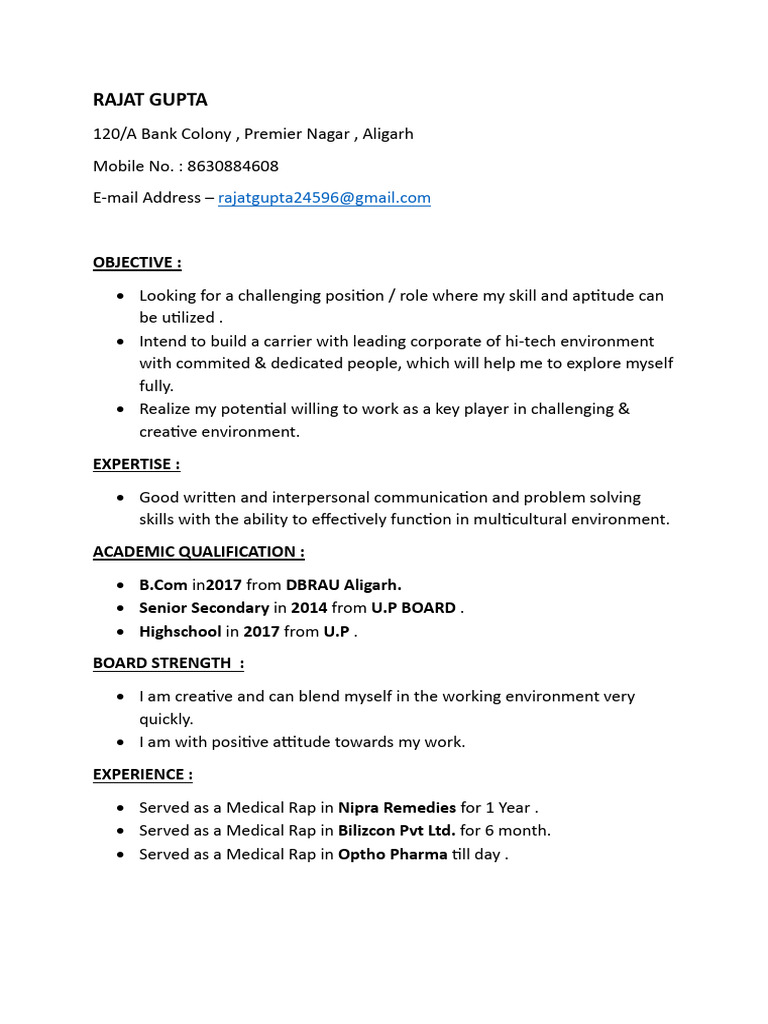 Rajat Gupta | PDF | Career & Growth