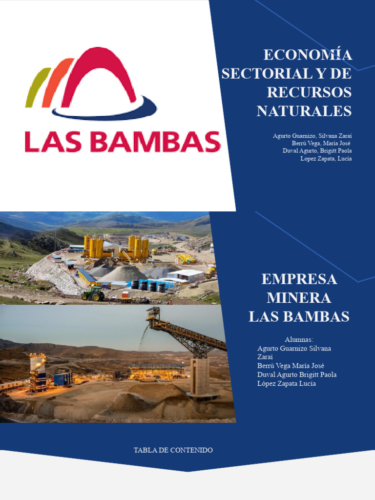 Informe de Impacto de Las Bambas | PDF | Agua