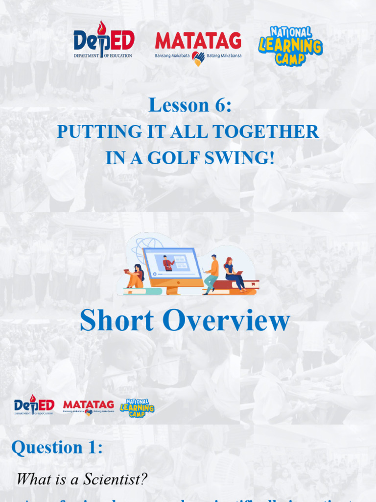 G8-Lesson 6-Putting It All Together in A Golf Swing | PDF | Force ...