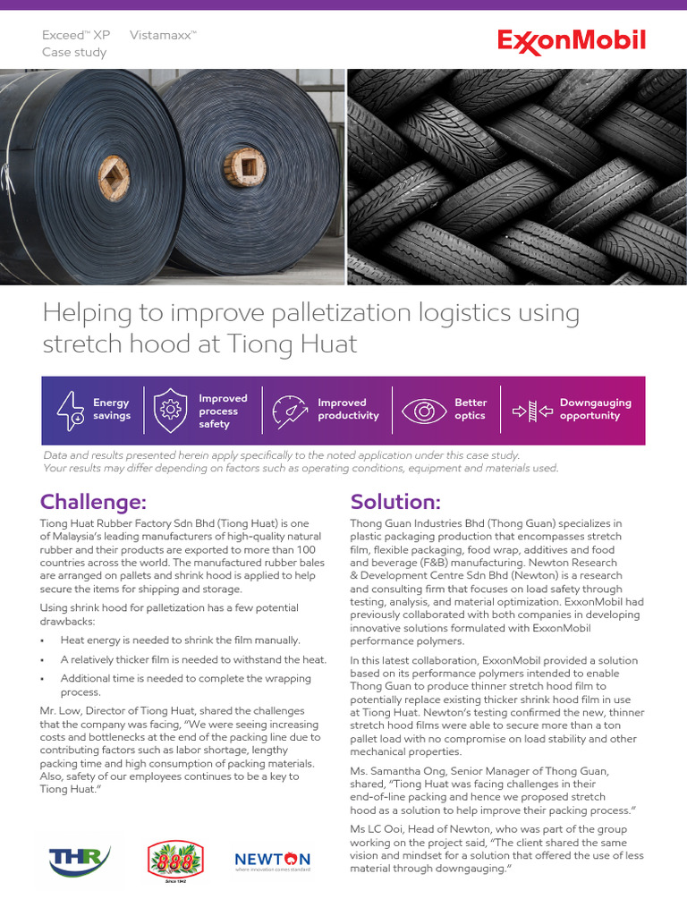Tiong Huat Stretch Hood Case Study en | PDF | Pallet | Packaging And Labeling