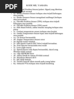 Panduan Kode MIL Motor Honda | PDF