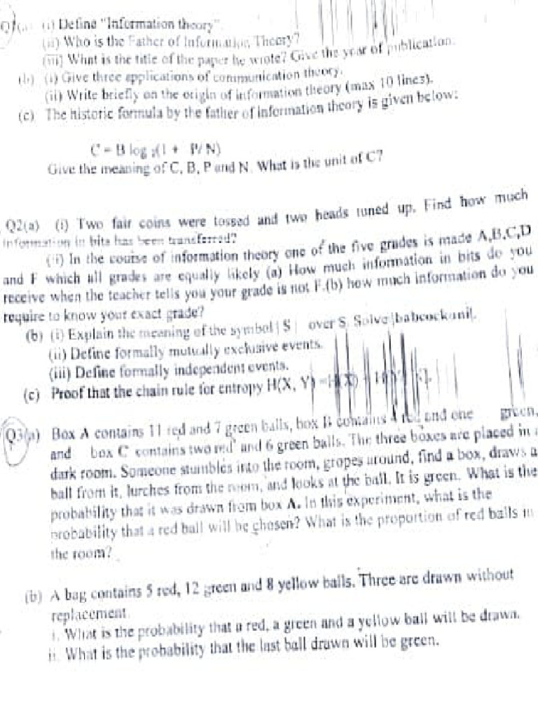 Cosc402 Past Questions | PDF