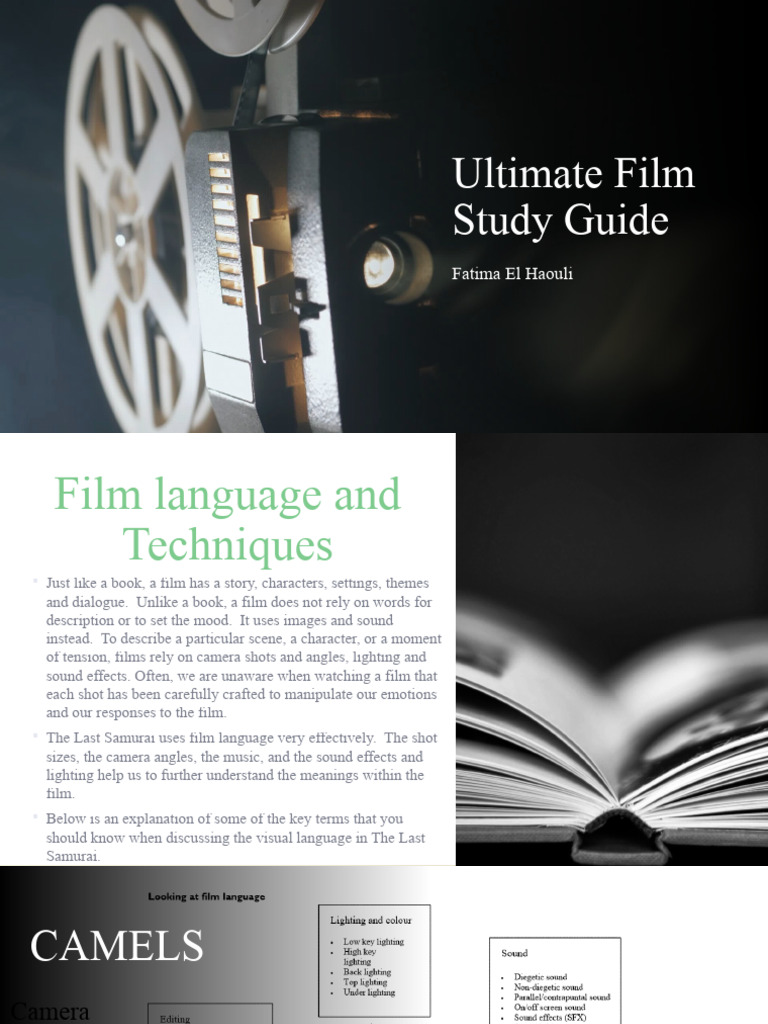 Ultimate Film Study Guide | PDF | Zoom Lens