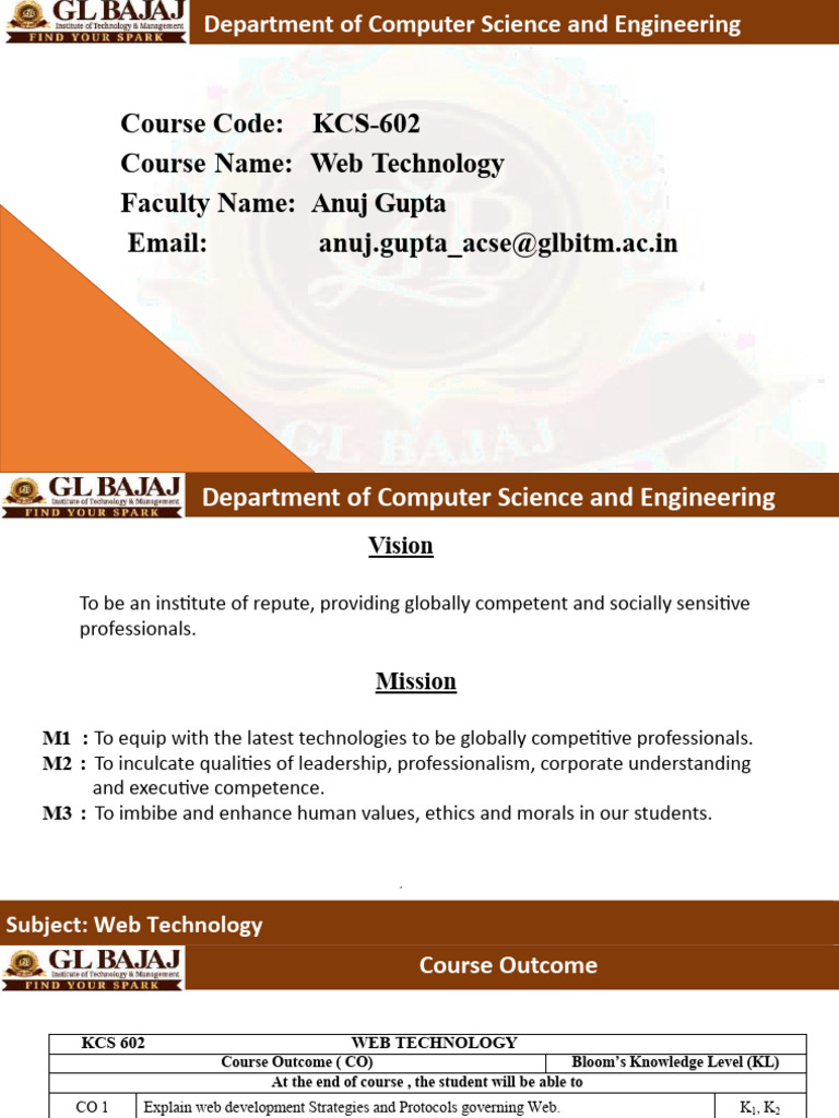 Unit 1 | PDF | World Wide Web | Internet & Web