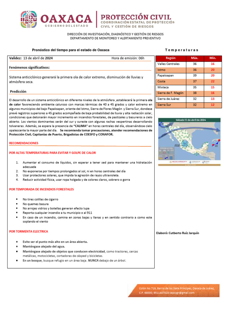 Bolmet - 13abr - 2024 | PDF | Herida | Ciencias de la Tierra