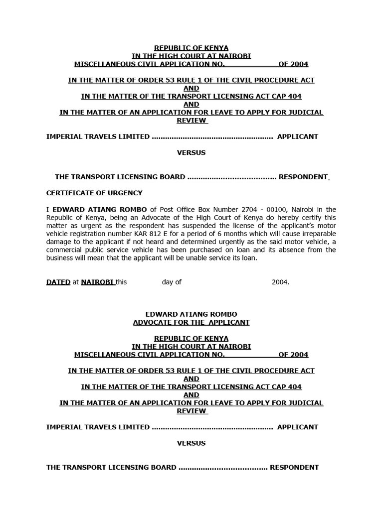 Judicial Review - Dot | PDF | Ex Parte | Injunction