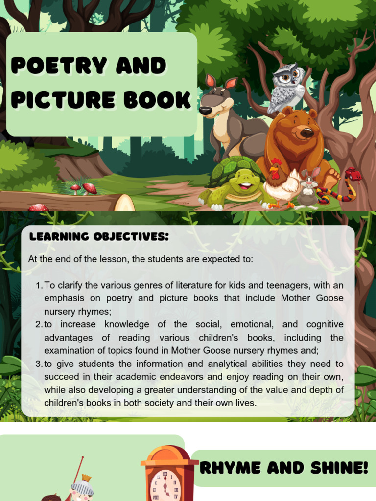 Green Playful Rare Animals in the World Presentation | PDF | Poetry ...