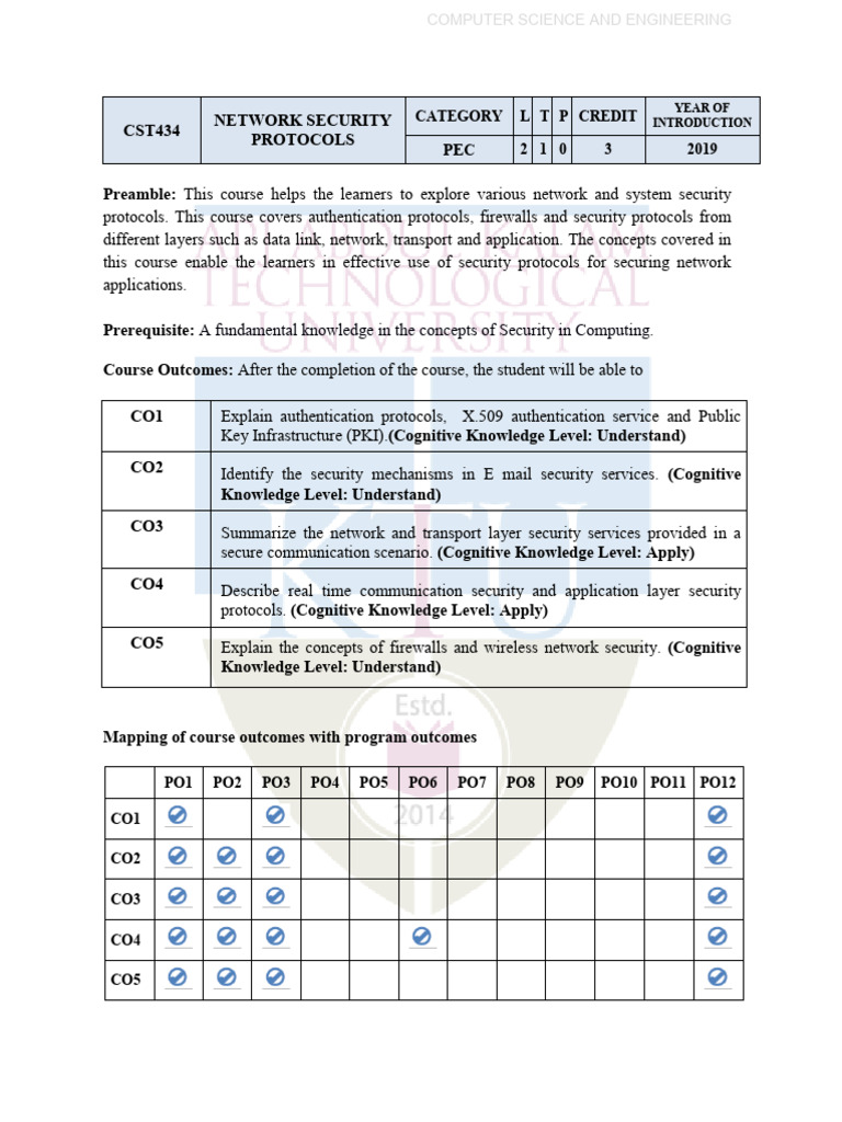 Network Security Protocols - S8 CSE-2019 Scheme-Syllabus | Download ... Network Security Protocols - S8 CSE-2019 Scheme-Syllabus | Download ...