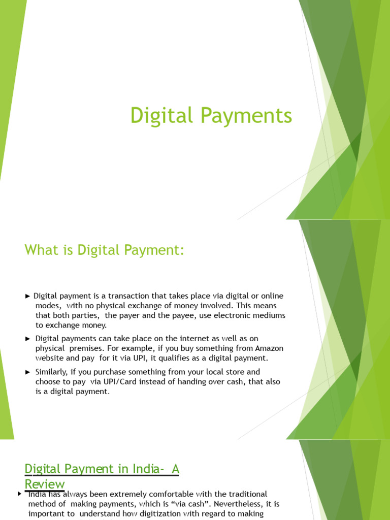 Digitalpayments 210610073813 | PDF | Payments | Payment System
