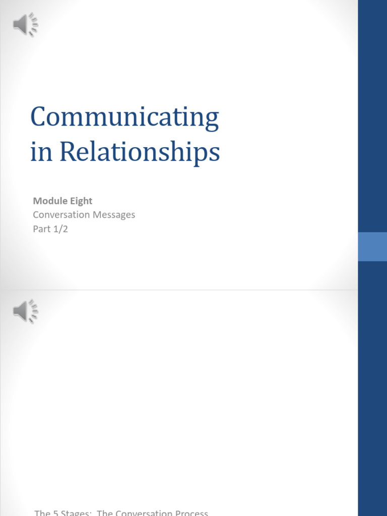 Chapter 8 - Conversation Messages - Student | PDF | Behavioural Sciences | Communication