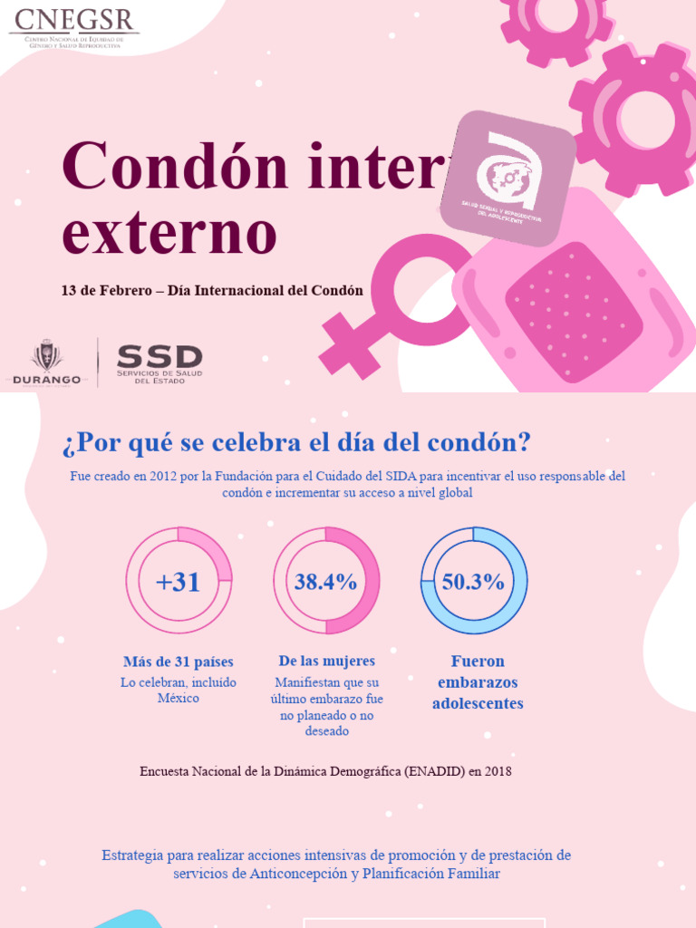 Condón Interno y Externo | PDF | Condón | La sexualidad humana