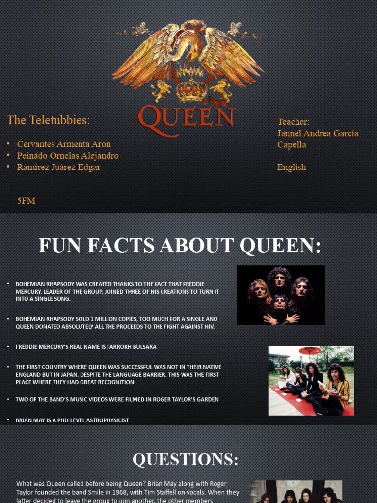 Fun Facts About Queen and Freddie Mercury | PDF