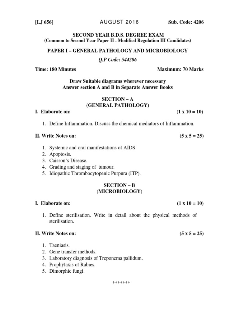 gen path & micro | PDF | Infection | Pathology