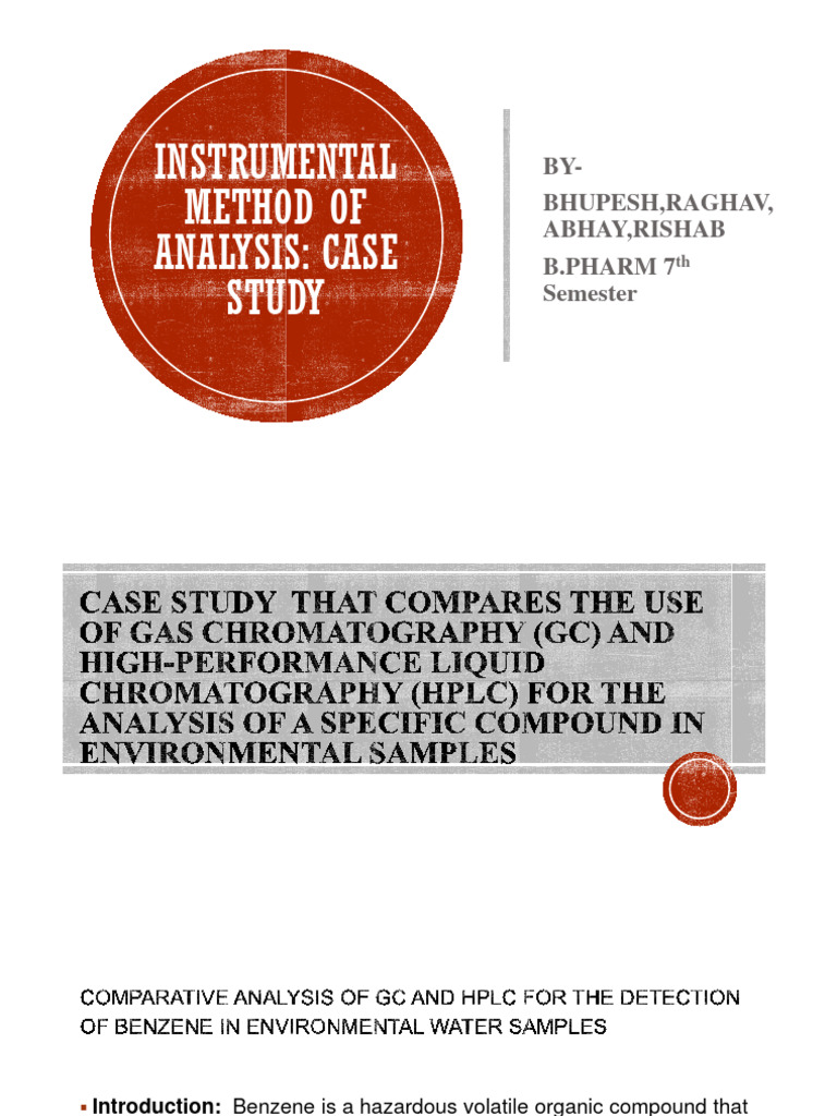 Ima Case Study Pdf Gas Chromatography High Performance Liquid