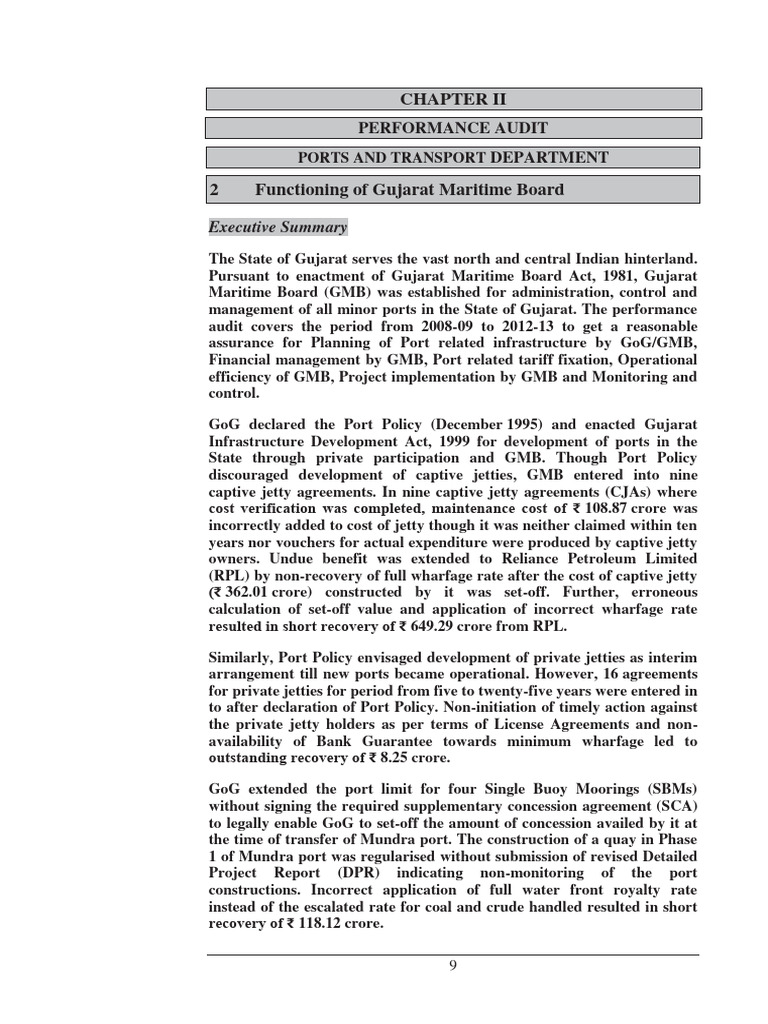 Gujarat Report 4 2014 Chap 2 | PDF | Expense | Audit