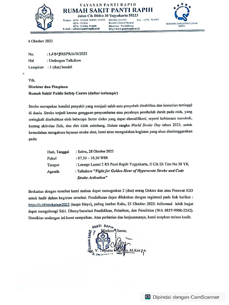 talk show RS Panti Rapih | PDF