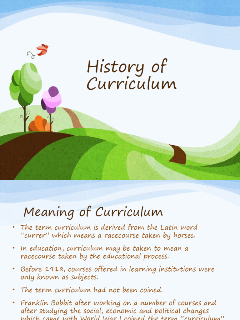 Curriculum Evolution for Educators | PDF | Curriculum | Philosophy Of ...