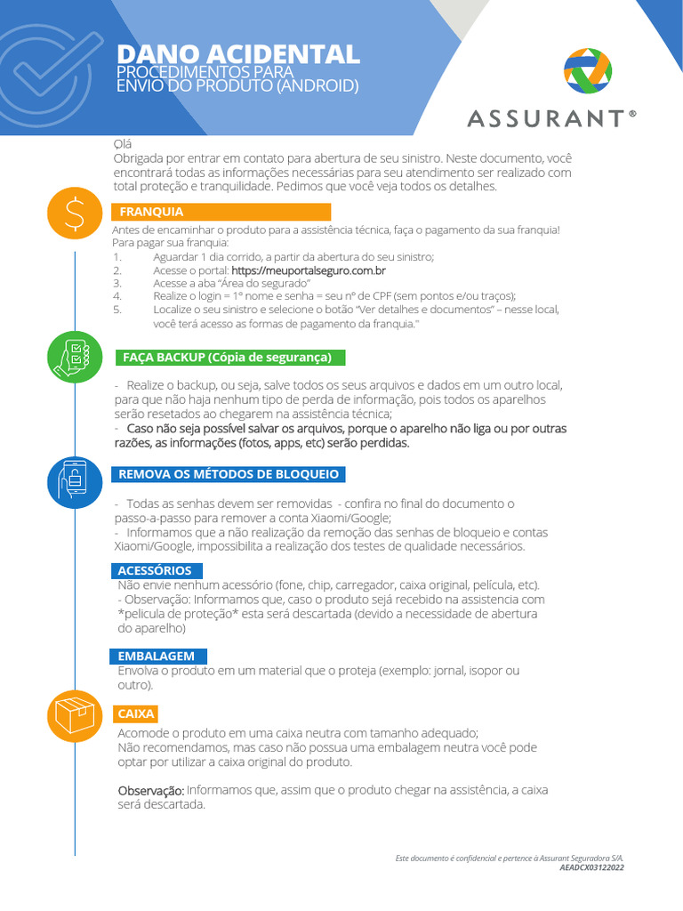 Checklist AD Android Logistica | PDF | Android (sistema operacional ...