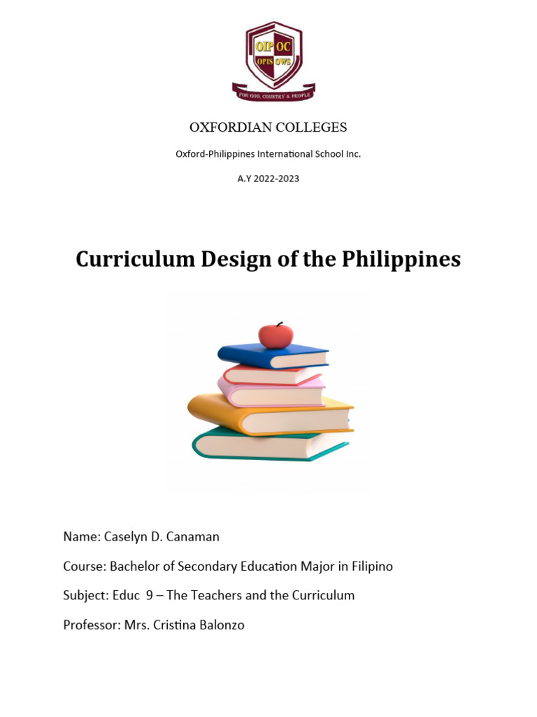 Curriculum Design Research | PDF | Curriculum | Learning