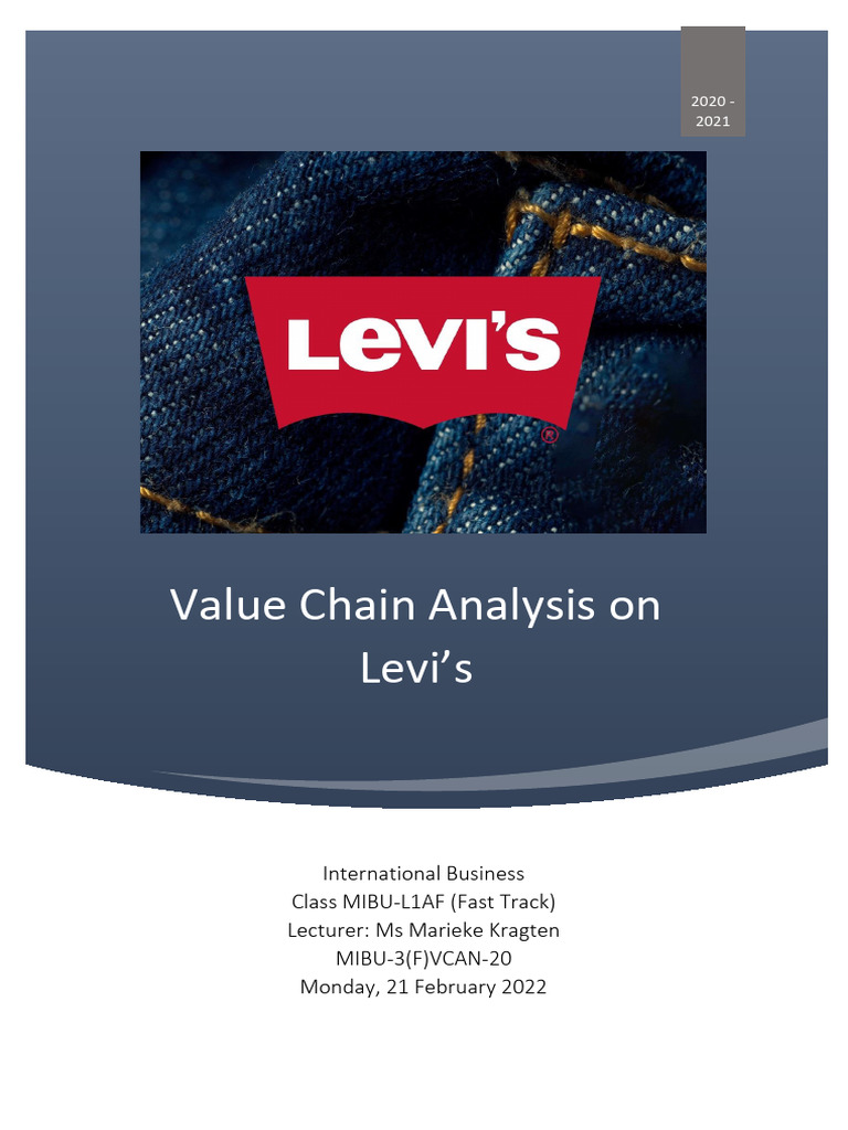 Levi's Supply Chain and Sustainability Analysis | PDF | Supply Chain ...