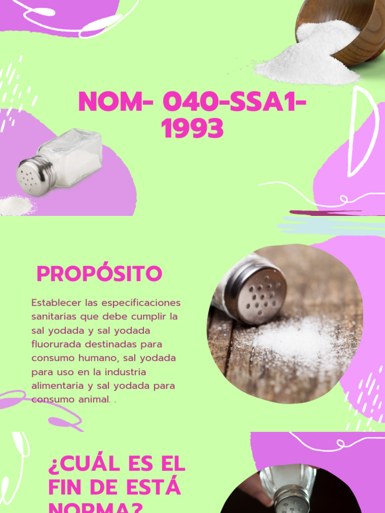 Nom - 040-Ssa1-1993 | PDF