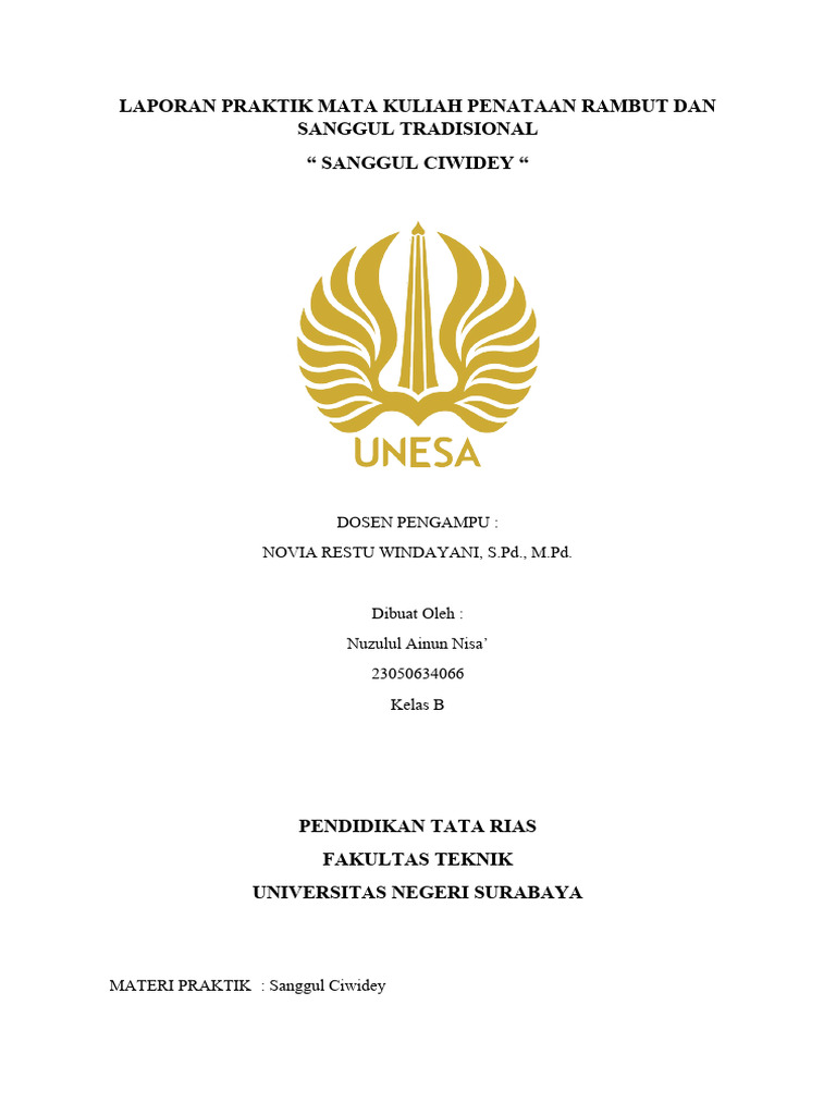 Laprak Sanggul Ciwidey | PDF