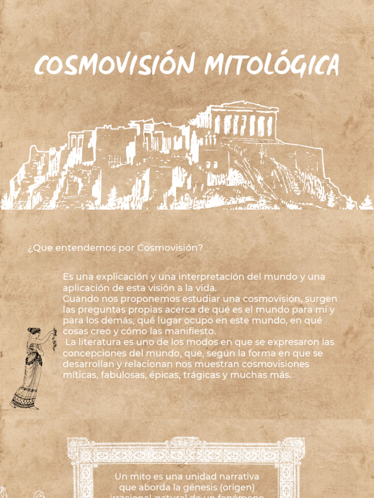 Cosmovisión y Mitos: Orígenes y Tipos | PDF