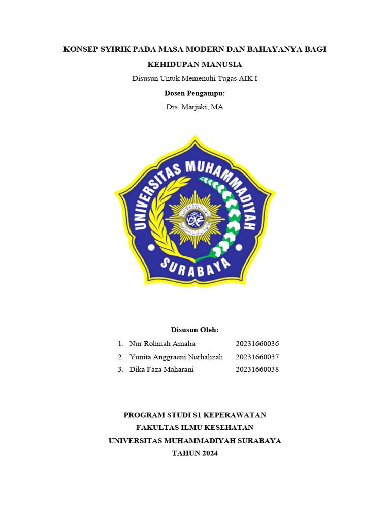 Syirik Modern dan Dampaknya | PDF | Ilmu Sosial