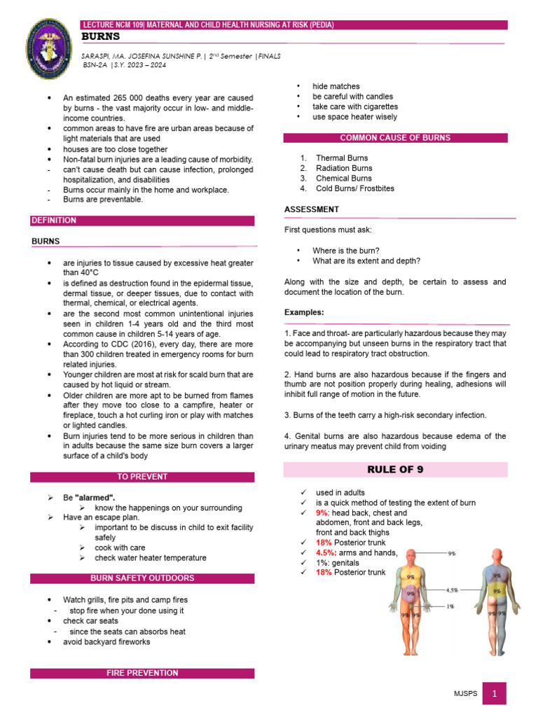 BURNS | PDF | Burn | Skin