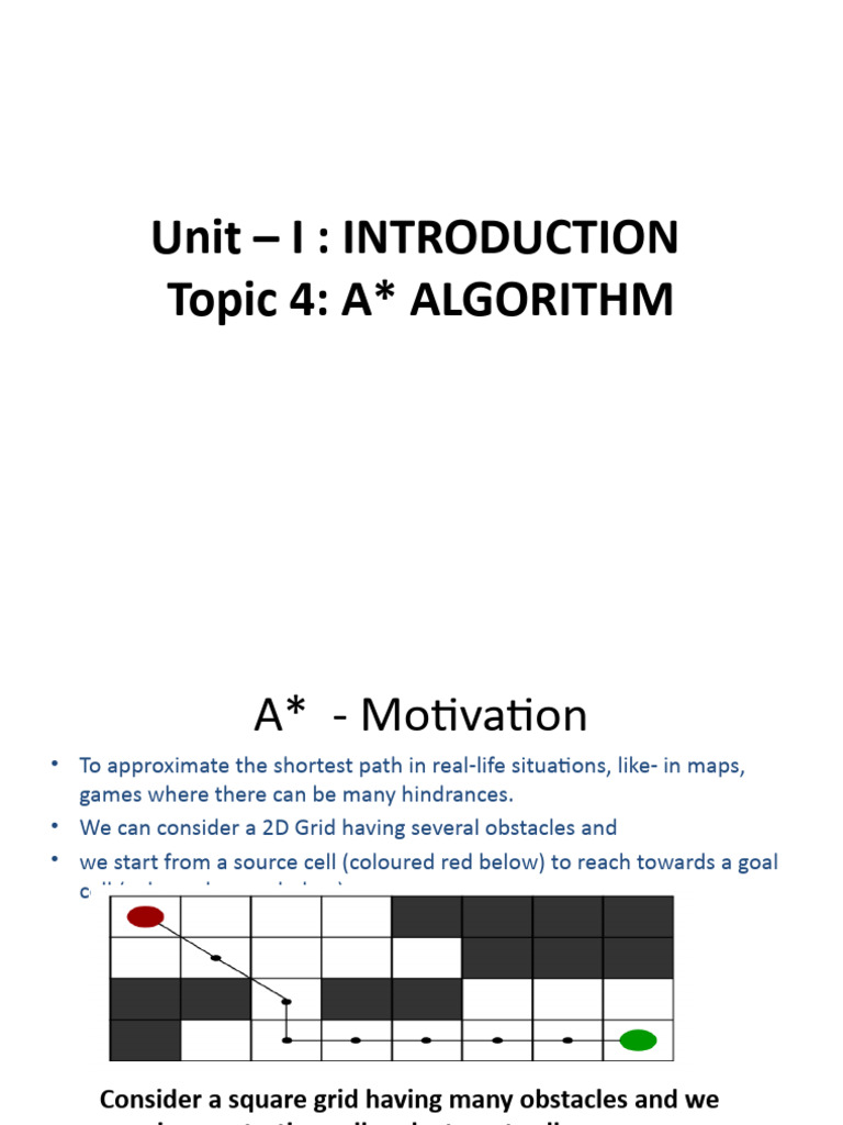 UT_1_T_4 A STAR SEARCH | PDF | Algorithms And Data Structures | Algorithms