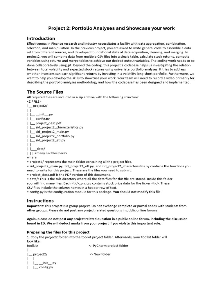 Project2 Desc | PDF | Computer File | Parameter (Computer Programming)