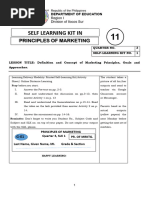Principles of Marketing Module 1 | PDF | Sales | Marketing