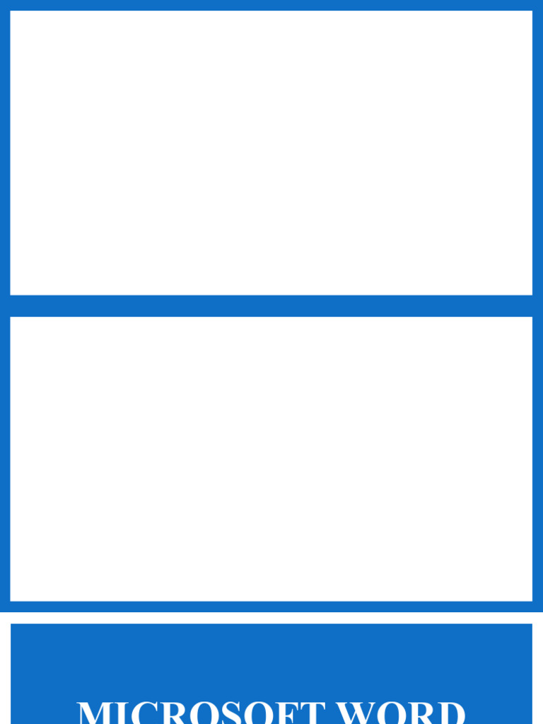 Ms Word Basics Cot1 | PDF