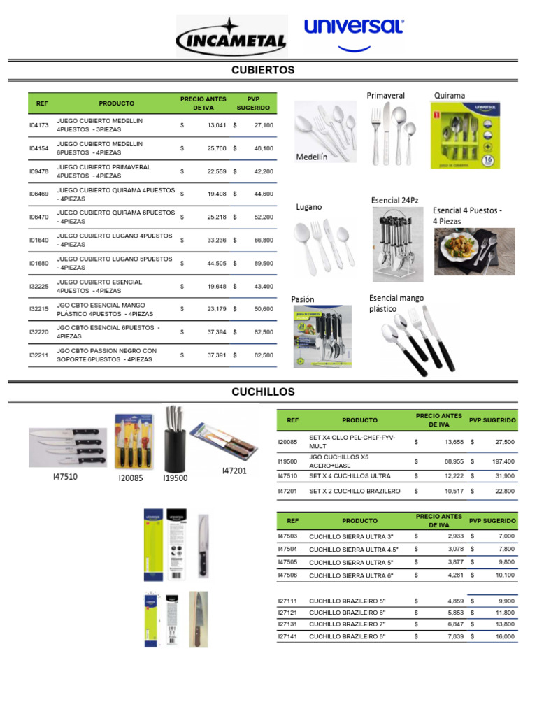 Catálogo Hogar Universal | Descargar gratis PDF | Implementos ...