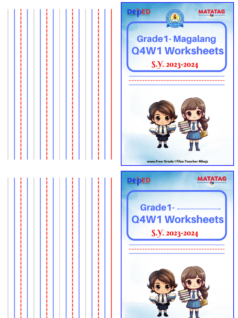 G1 Q4 WEEK 1 WORKSHEET - Teacher Mhejz | PDF