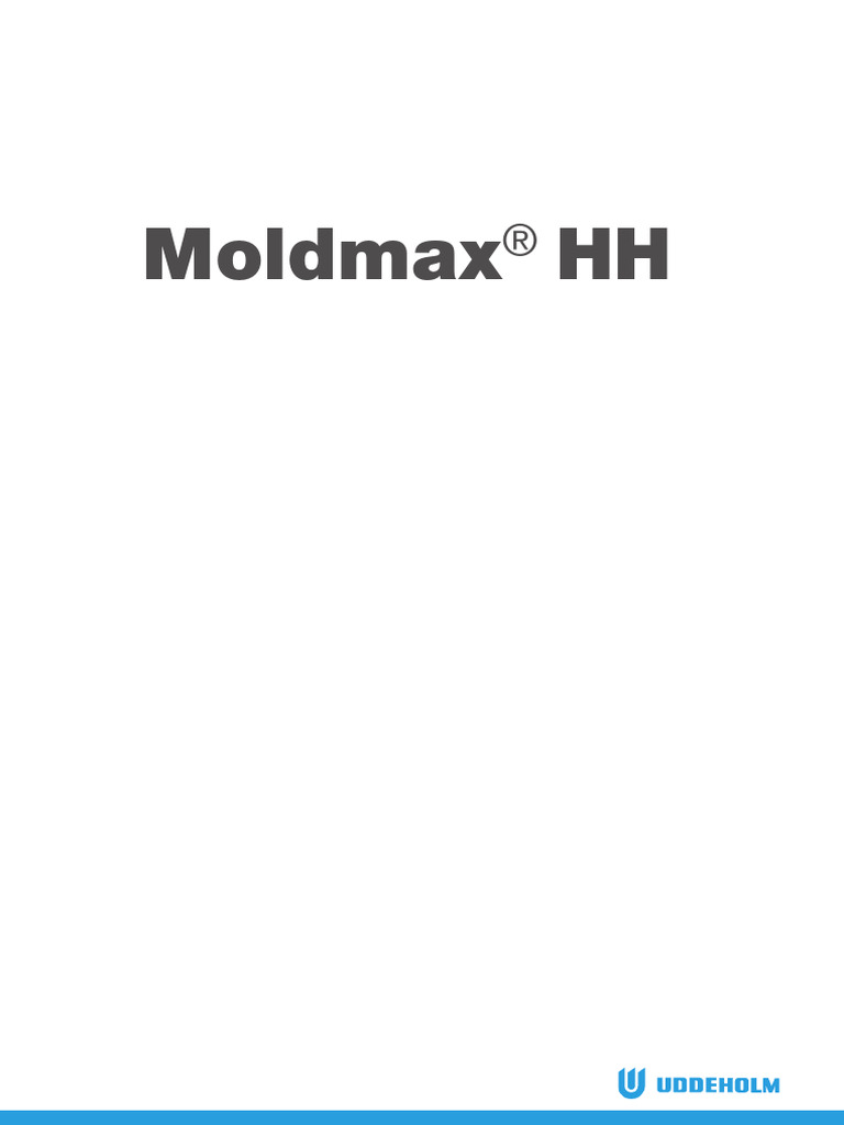 Moldmax Hh-Eng P 1609 E6 | PDF | Grinding (Abrasive Cutting) | Materials