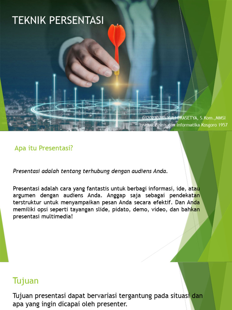 MK Teknik Persentasi Pertemuan 1 Kepentingan Teknik Presentasi | PDF ...