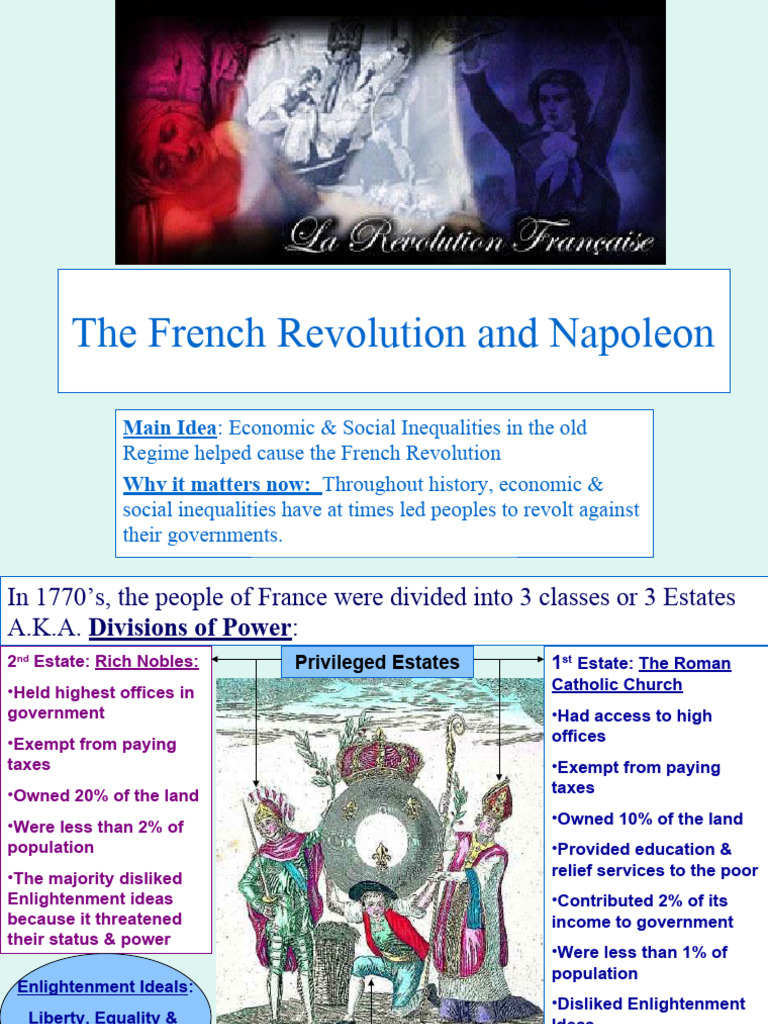 The French Revolution and Napoleon | PDF | Cost Of Living | Napoleon