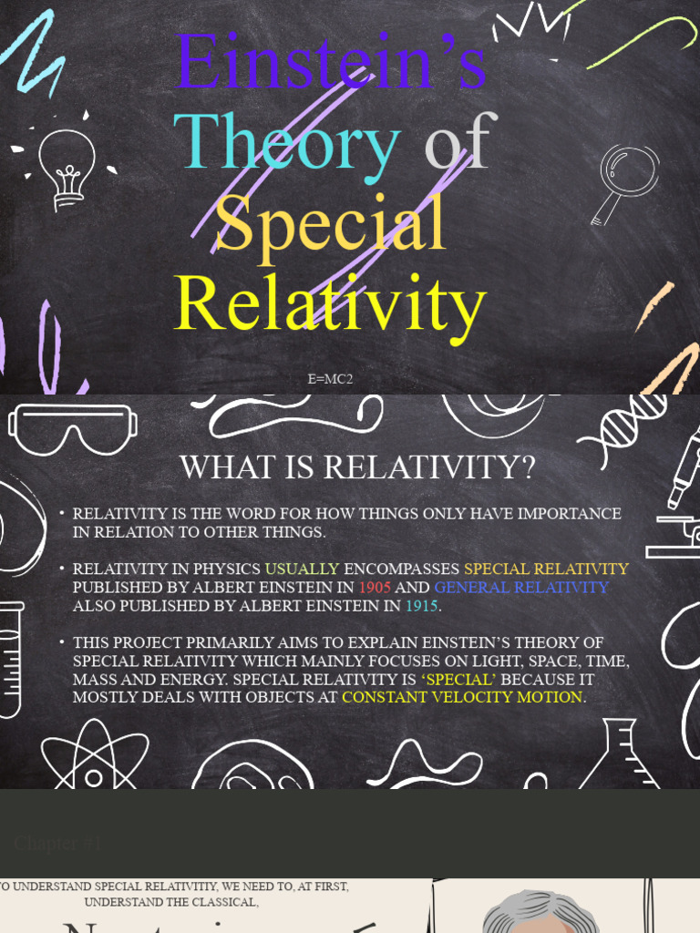EinStein's Theory of Special Relativity | PDF | Theory Of Relativity | Inertia