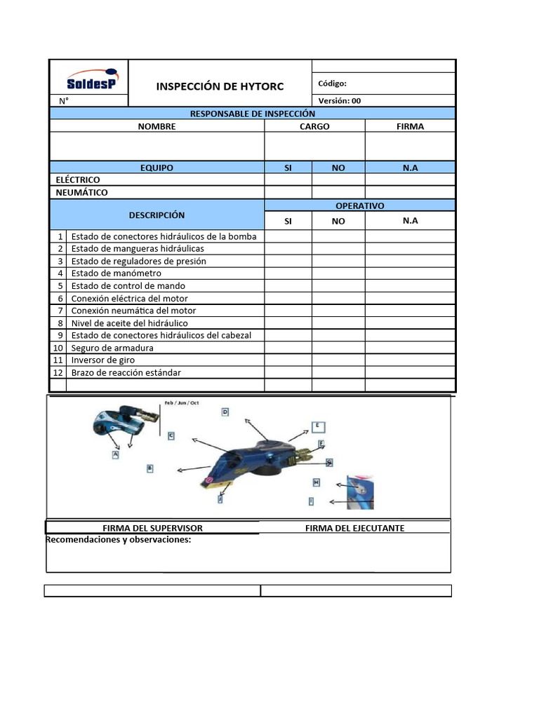 Check List Hytorc | PDF
