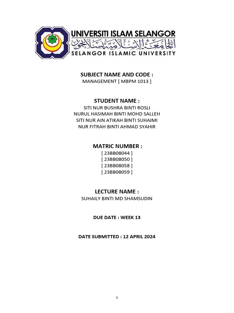 Management KK - PDF (Update) | PDF | Internet Of Things | Market (Economics)