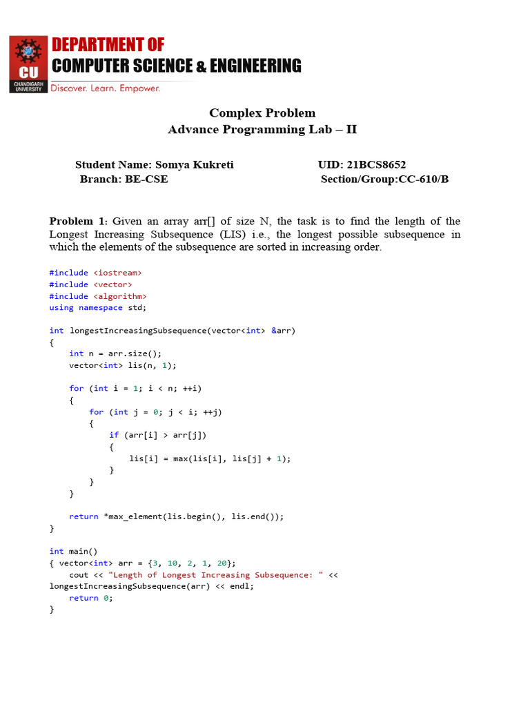 AP - Complex Som | PDF | String (Computer Science) | Namespace