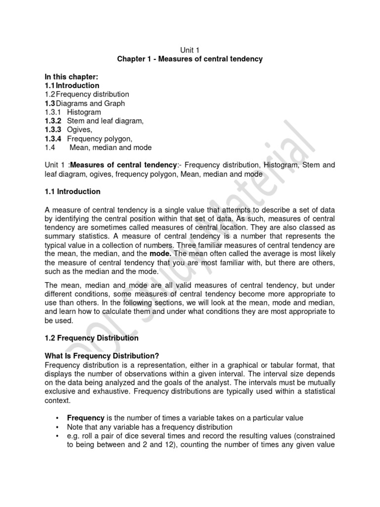 Statistics and Probability | PDF | Histogram | Mean