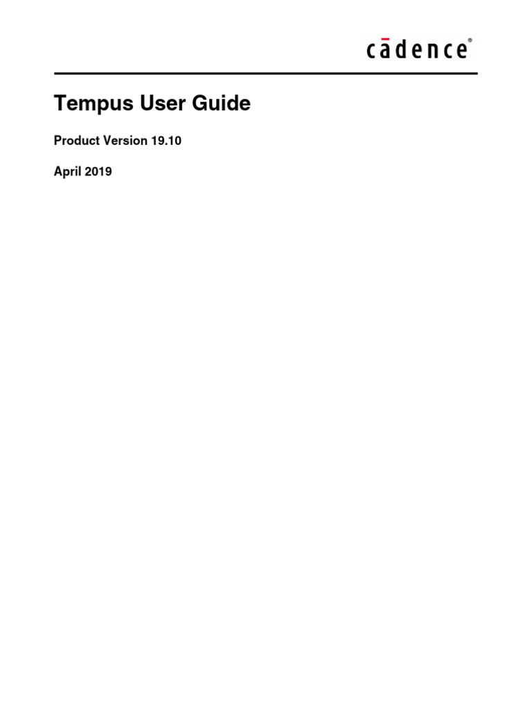 Tempus UG | PDF | Command Line Interface | Trademark