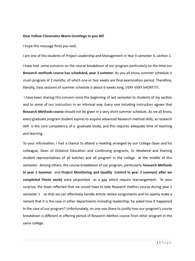 Proposed Revision On PLM 1st Batch Weekend Program Course Breakdown ...